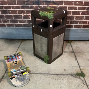 Custom High Level Ramps Fingerboard Weathered Graffiti Trash Can - Etsy