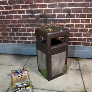 Custom High Level Ramps Fingerboard Weathered Graffiti Trash Can - Etsy