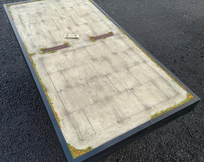 NEW! Fingerboard Diorama Cement Table Top 24in X 48in One of a Kind ...