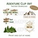 Adventure Clip Art Digital Download Outdoor Adventure - Etsy