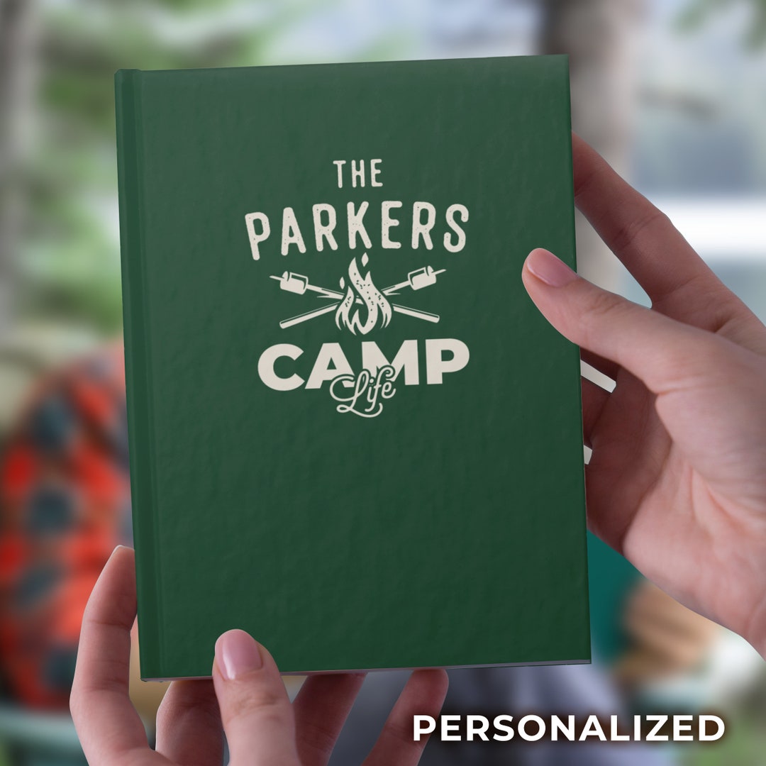 Personalized Family Camp Life Notebook: Nature Lover Gift for Outdoor ...