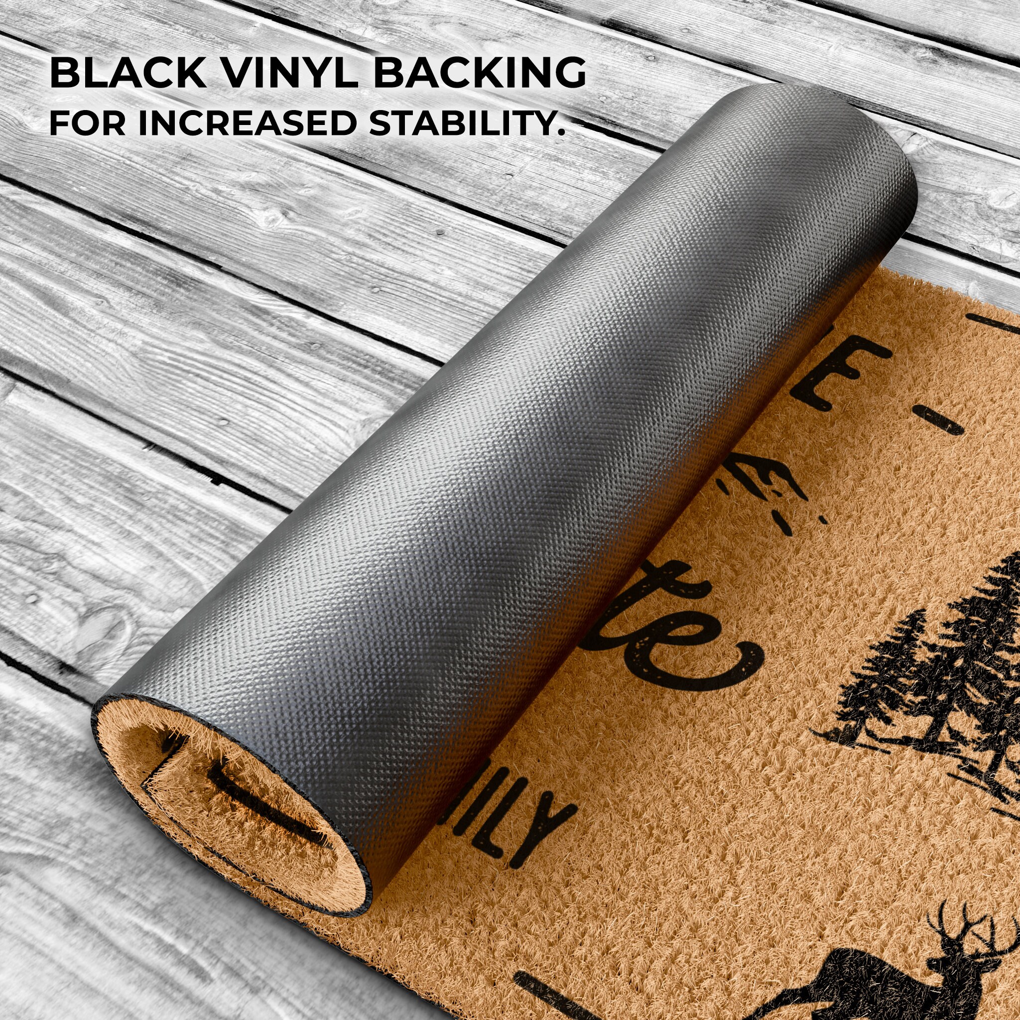 Welcome to Our Campsite Personalized Doormat for Camper, RV Doormat for ...