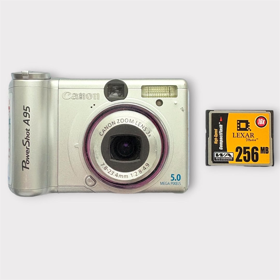 Canon Powershot A95 5.0 Mpixels. Digital Camera Tested Working - Etsy