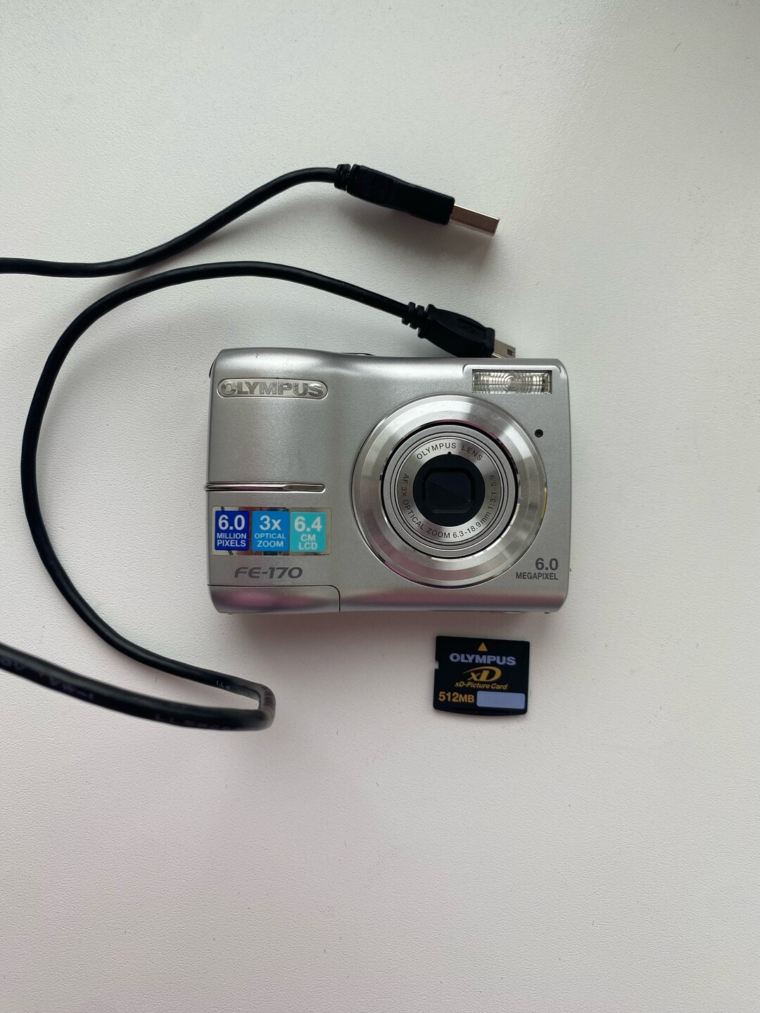 Digital Camera Olympus FE-170 / Vintage Digital Camera / Olympus Cameras Card Usb - Etsy