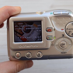 Digital Camera Olympus FE-115 +usb + Original Card / Vintage Camera ...