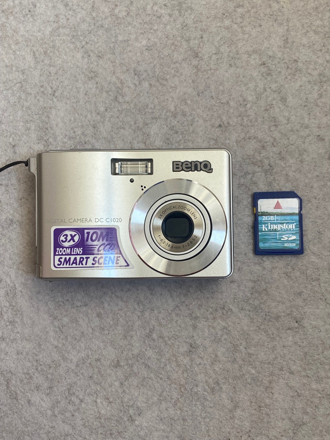 Camera Benq DC C1020 Silver / Vintage 2000s Digital Camera / Samsung ...