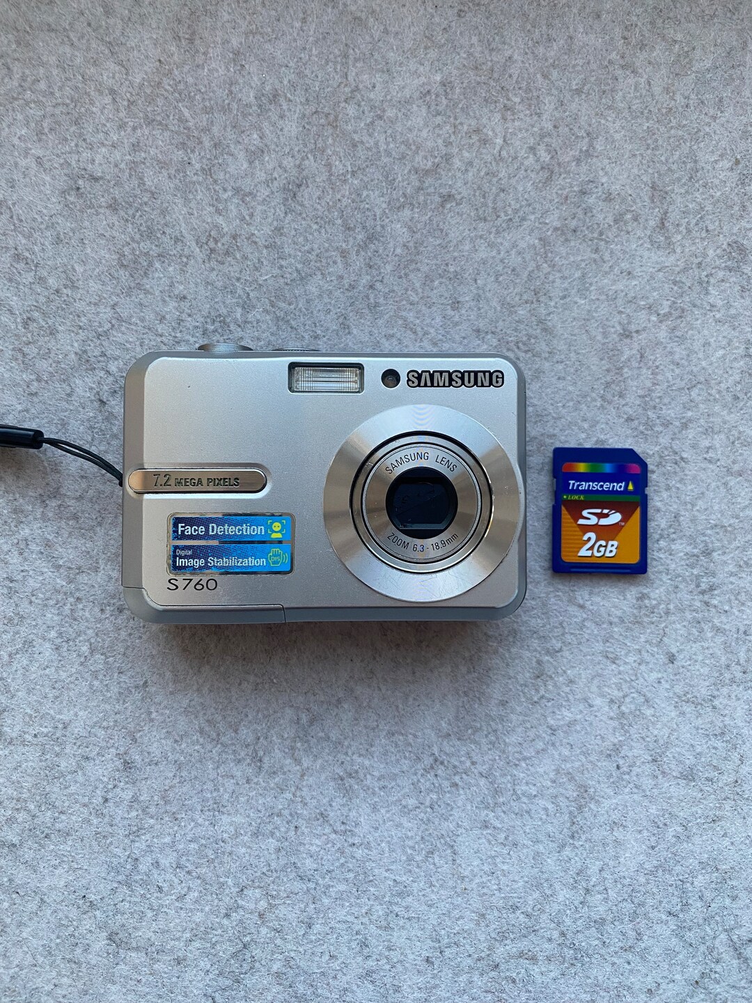 Sale!!! Vintage Camera Samsung S760 / Digital Compact Camera /zoom 7.2 ...