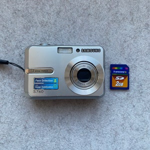 Sale Vintage Camera Samsung S760 / Digital Compact Camera /zoom 7.2 ...