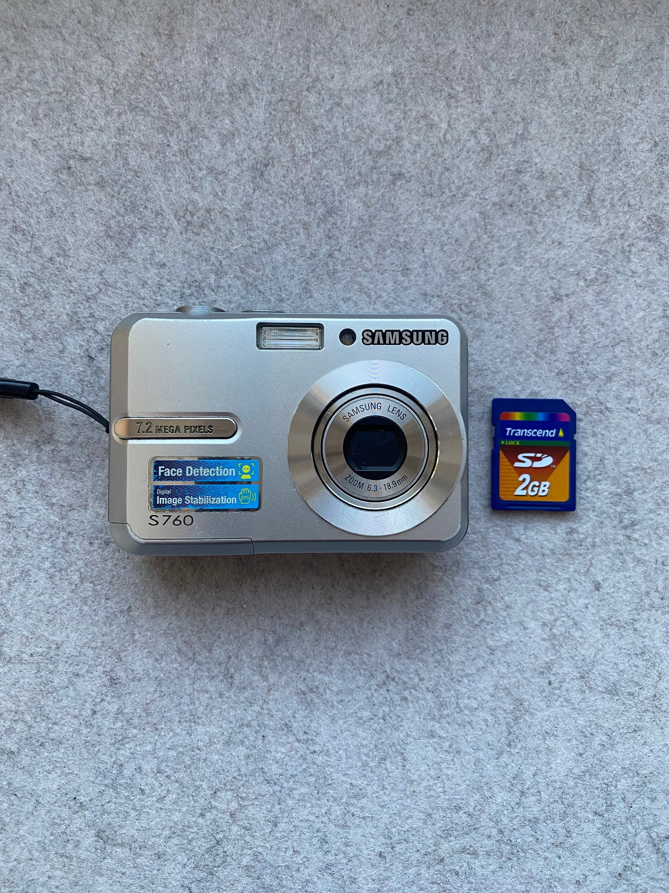 Sale Vintage Camera Samsung S760 / Digital Compact Camera /zoom 7.2 ...