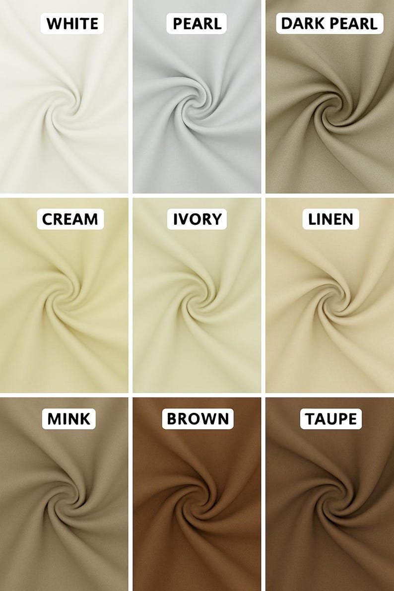 Full Blackout Curtain Fabric, Light Blocking Material for Curtains ...