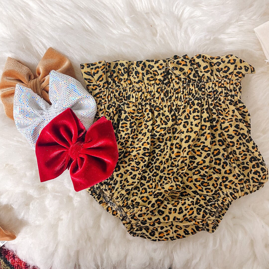 Yellow Leopard Bloomers - Etsy