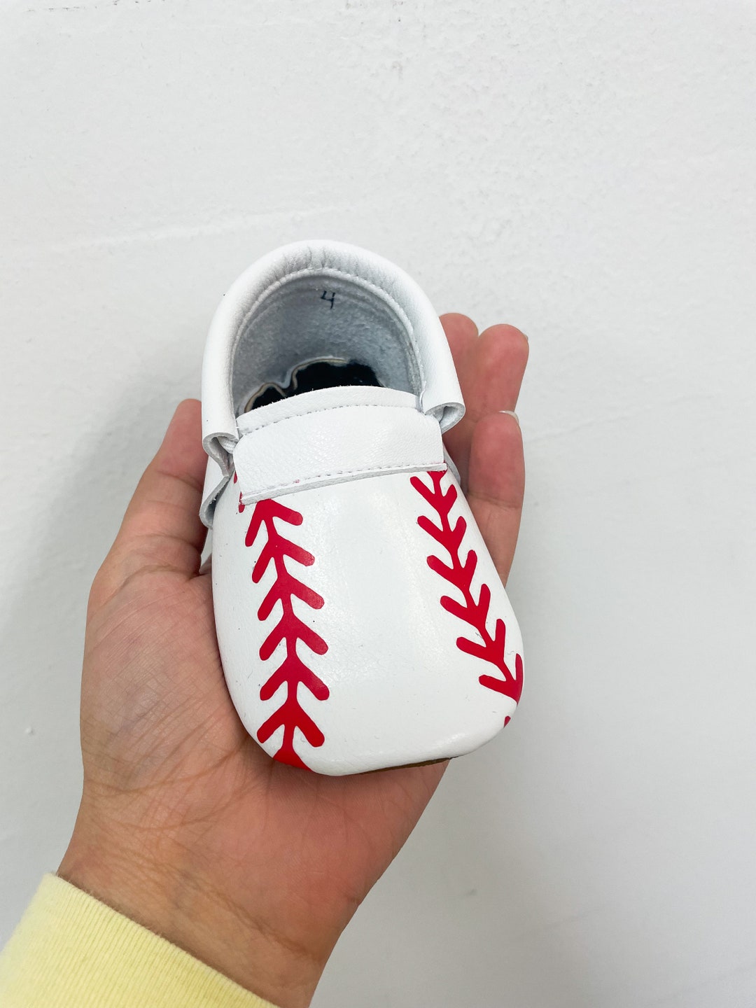 Baseball Loafers | Texas Moccs Handmade Baby Moccasins - Soft Sole ...