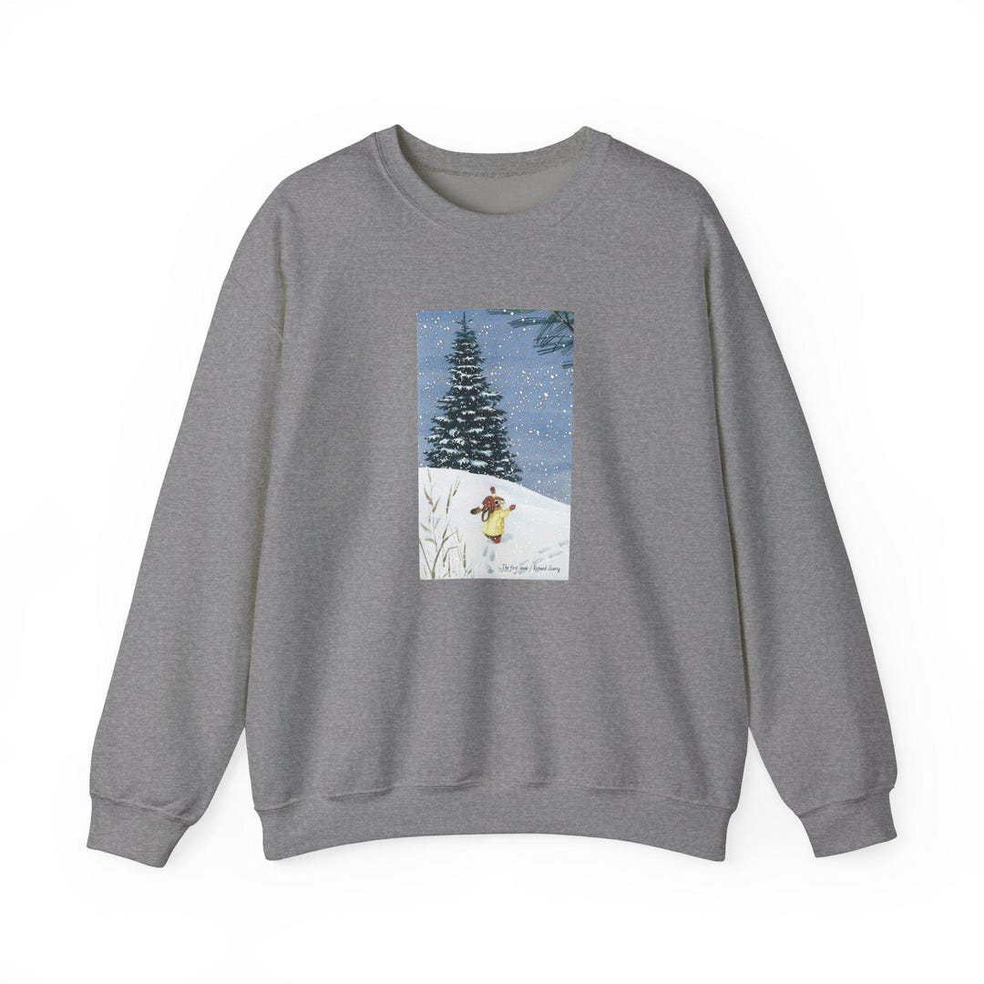 The First Snow Richard Scarry Classic Illustration - Bunny in Snow ...