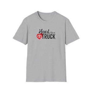 Heart Like A Toyota Truck - Unisex Softstyle T-shirt - Etsy