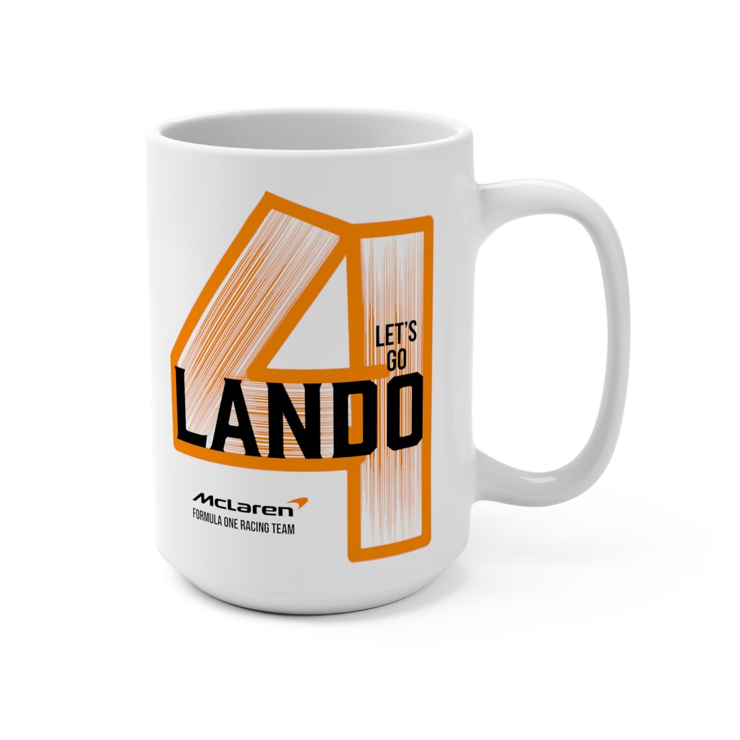Lando Norris Mug - Let's Go Lando - F1 Formula One Racing - Mclaren ...
