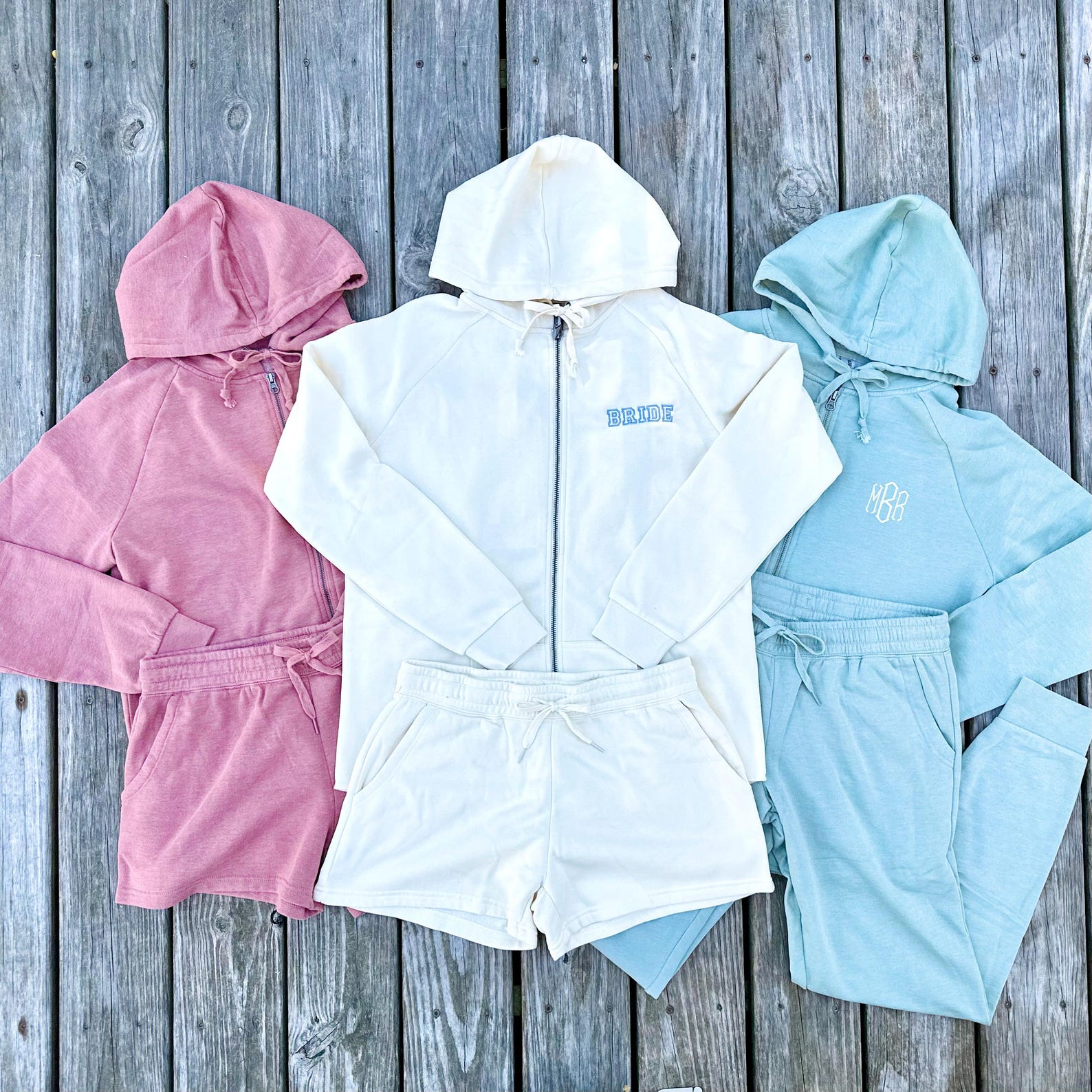 Bridal Sweat Sets - Wedding Attire & Apparel - Sweatshirt Hoodie Jacket ...