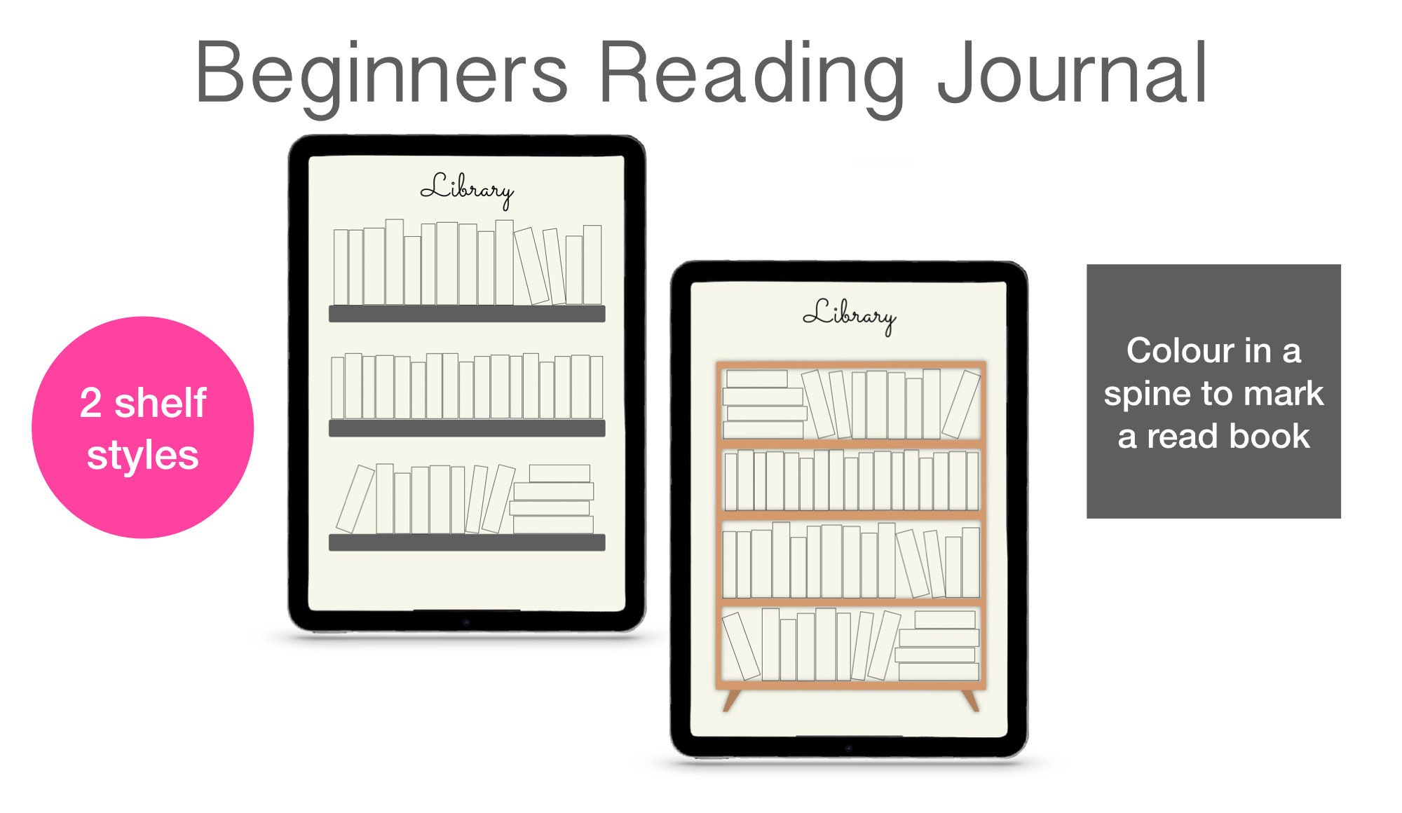 Beginner’s Reading Journal (printable / PDF) - Etsy UK