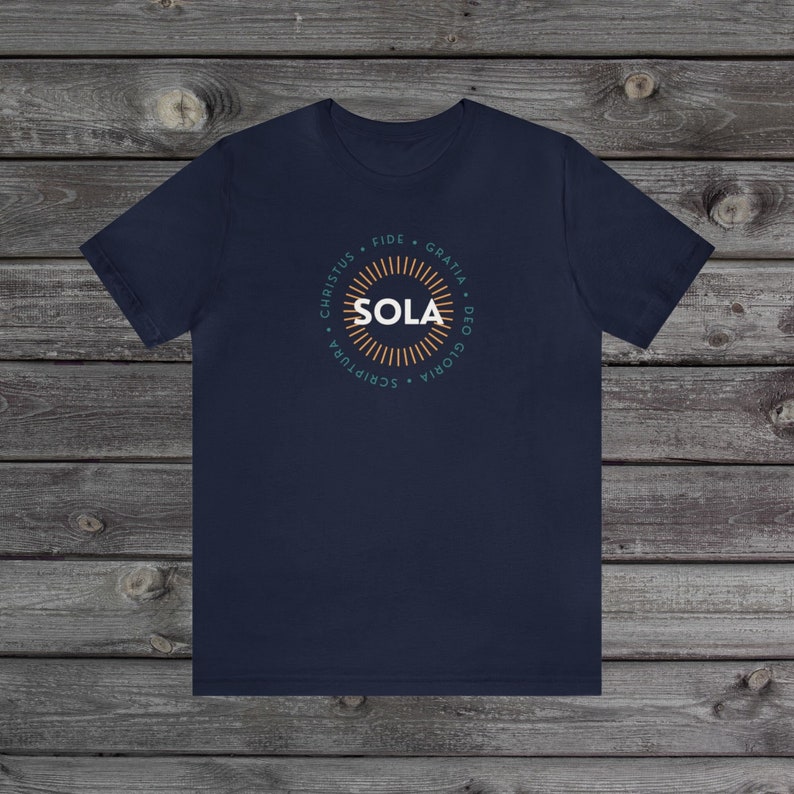 Christian Shirt for Men Christian Apparel 5 Solas Reformation Day Shirt ...