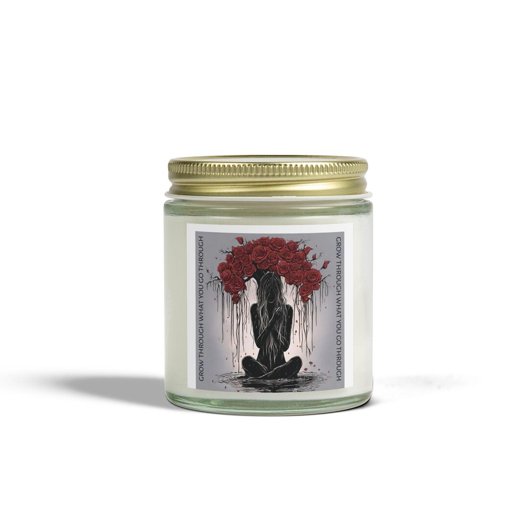 Scented VANILLA BEAN Candles (4oz, 9oz) Bridal Gift, Baby Shower Gift ...