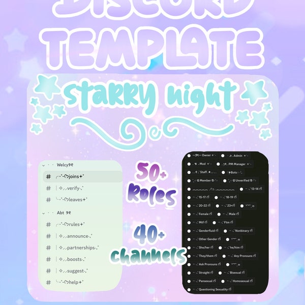 Discord Template - Etsy