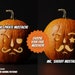 Mr. Mustache Pumpkin Carving Patterns/ Pumpkin Carving Stencils ...