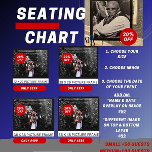 Magnetic Photo Seating Chart - Etsy