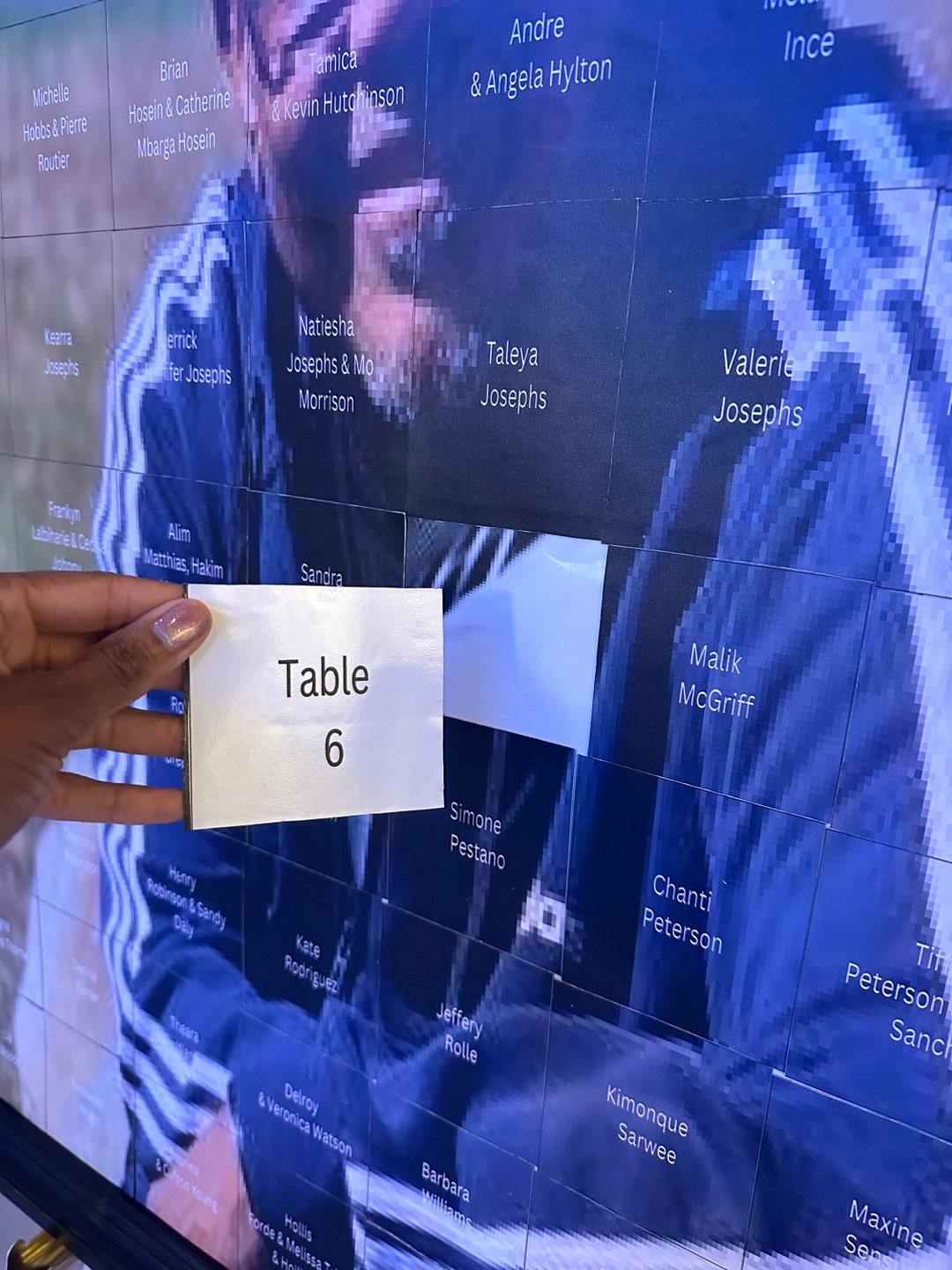 Magnetic Photo Seating Chart - Etsy