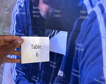 Wedding Seating Chart RUSH SERVICE Photo Customizable Wedding Seating ...