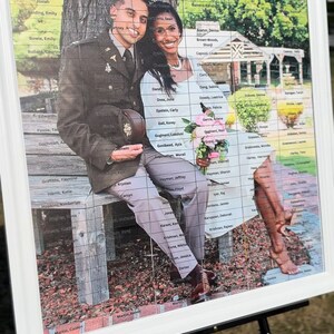 Magnetic Photo Seating Chart - Etsy Canada