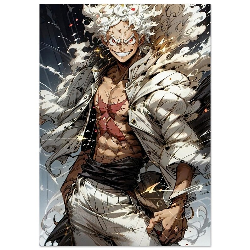 Monkey D. Luffy Gear 5 Poster One Piece Poster Anime - Etsy