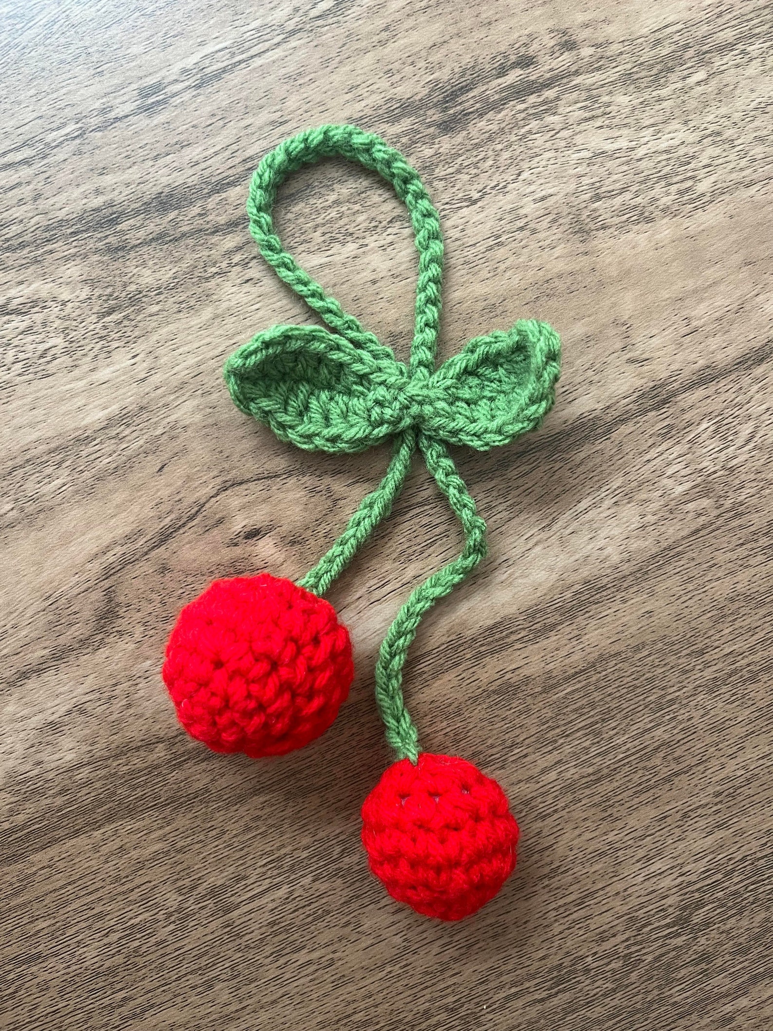 Cherry Crochet Rear View Mirror Accessory - Etsy