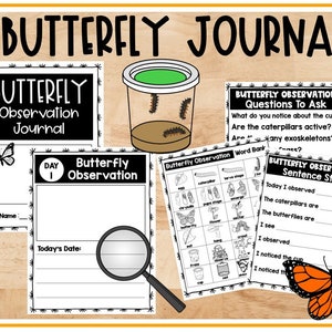 Butterfly Observation Journal - Etsy