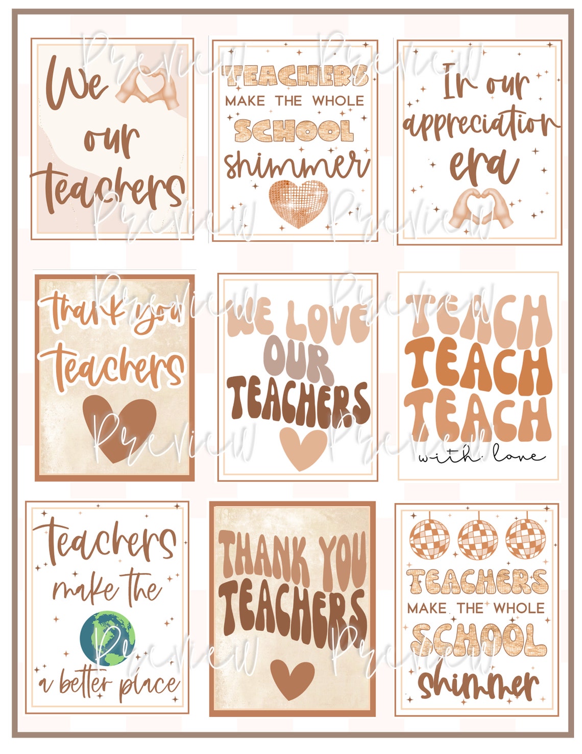Teacher Appreciation, Thank You Teachers, Teacher Appreciation Posters ...