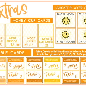 Summer BUNCO, Sunshine BUNCO, Bunco Night, Bunco Party, Summer Themed ...