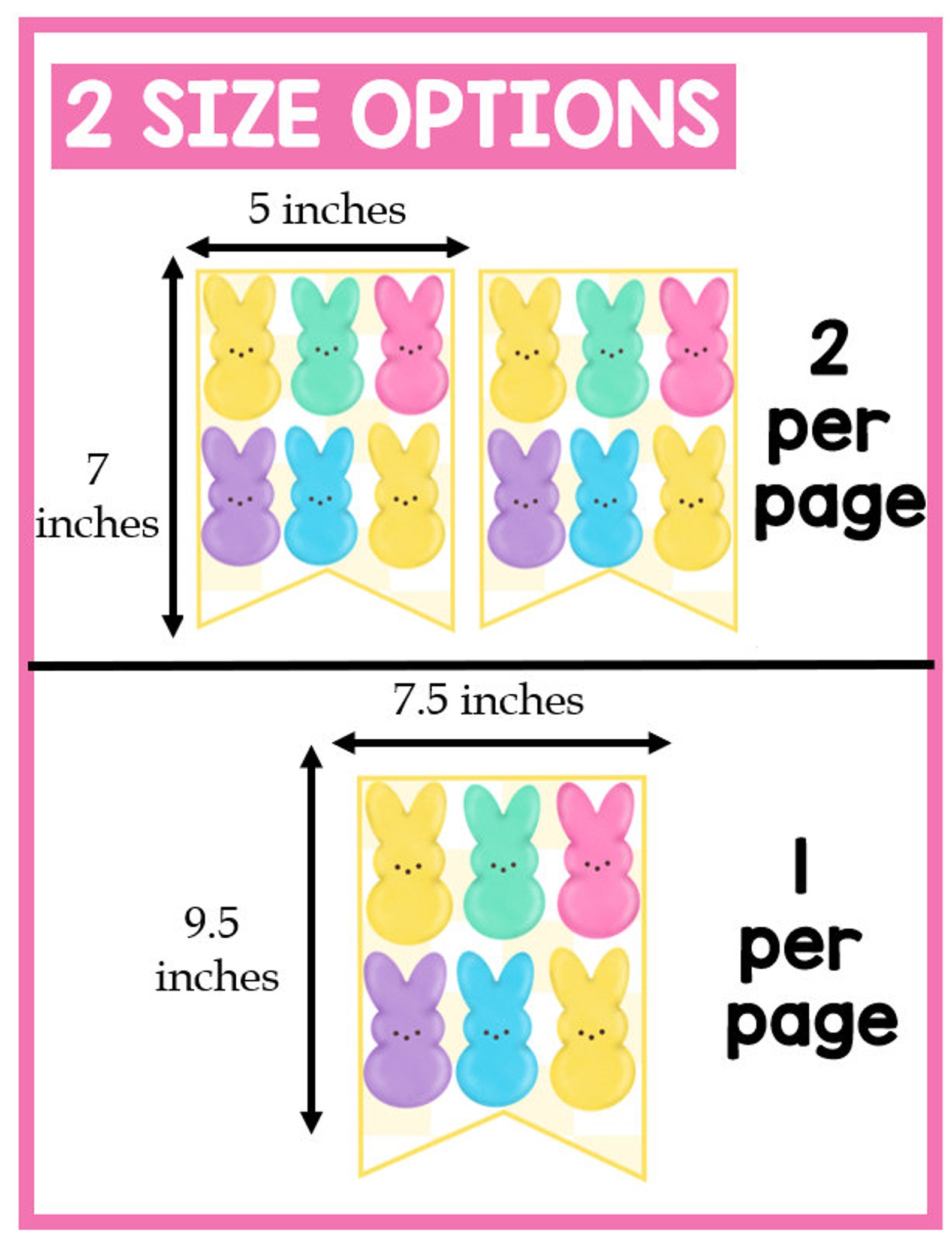 Peep Banner, Peeps, Easter Banner, Happy Easter, Spring Banner - Etsy