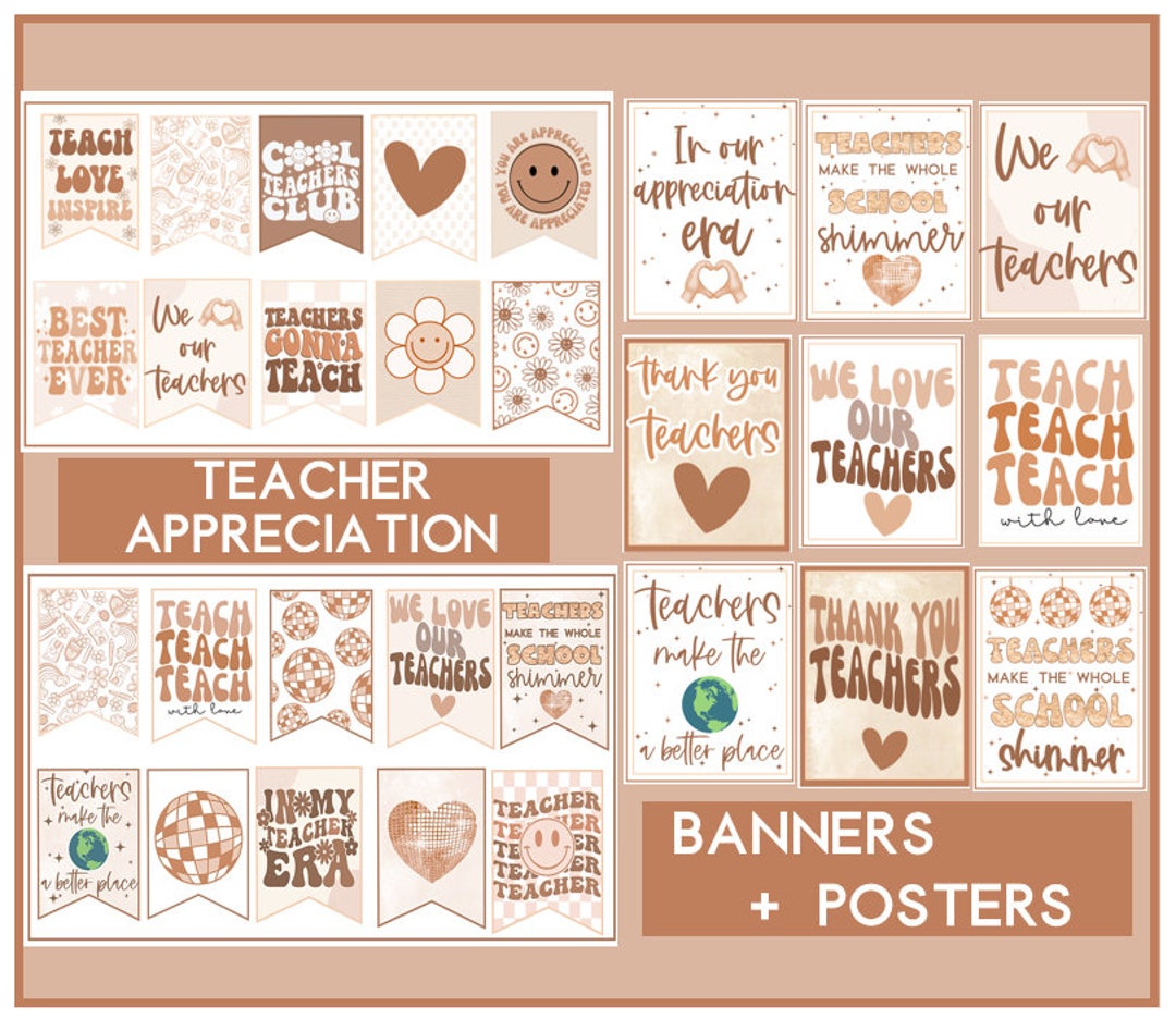 Teacher Appreciation, Thank You Teachers, Teacher Appreciation Posters ...