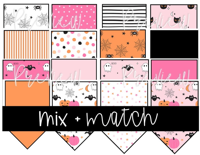 Cute Halloween Bunting Party Banner Printable, Instant Download, Banner ...