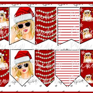 Swiftmas Banner, Merry Swiftmas, Taylor Swift Inspired Banner, Tswift ...