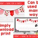 Apple Party Bunting Banner Digital Download Printable - Etsy