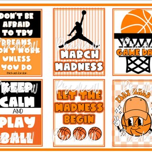 Basketball Banners, Basketball Posters, March Madness Themed Decor ...