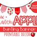 Apple Party Bunting Banner Digital Download Printable - Etsy
