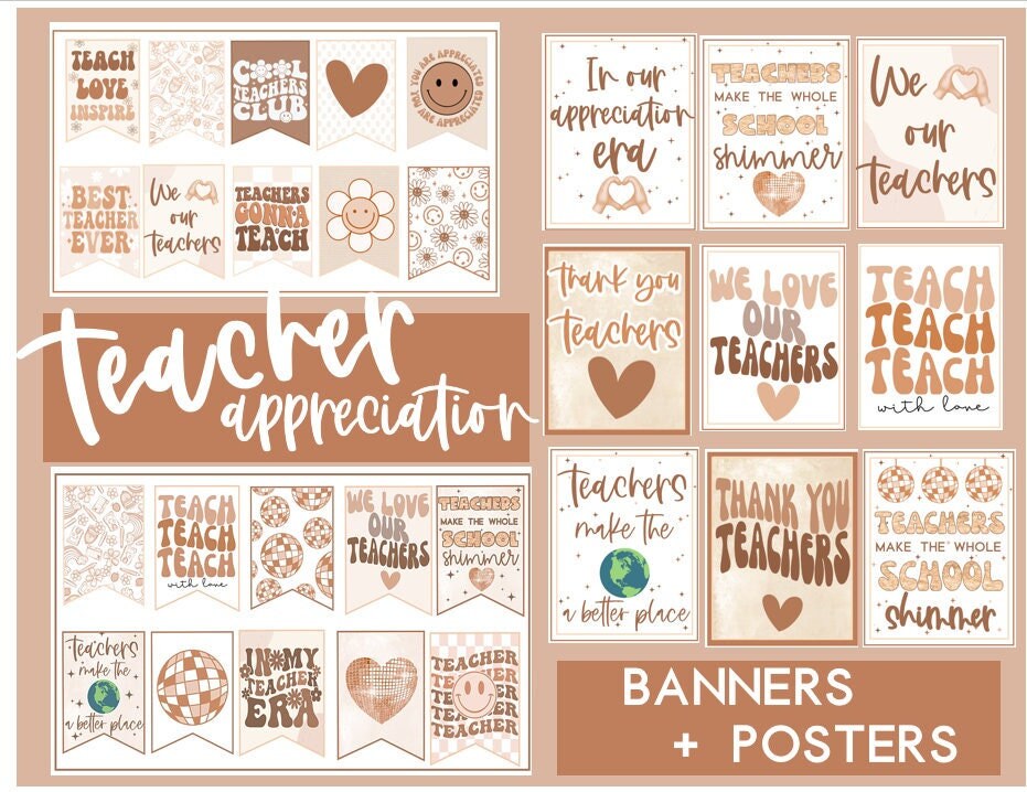 Teacher Appreciation, Thank You Teachers, Teacher Appreciation Posters ...