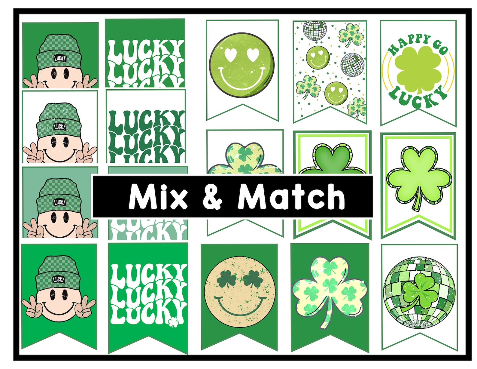 St. Patrick's Day Banner, Happy St. Patrick's Day, St. Patty's Day ...