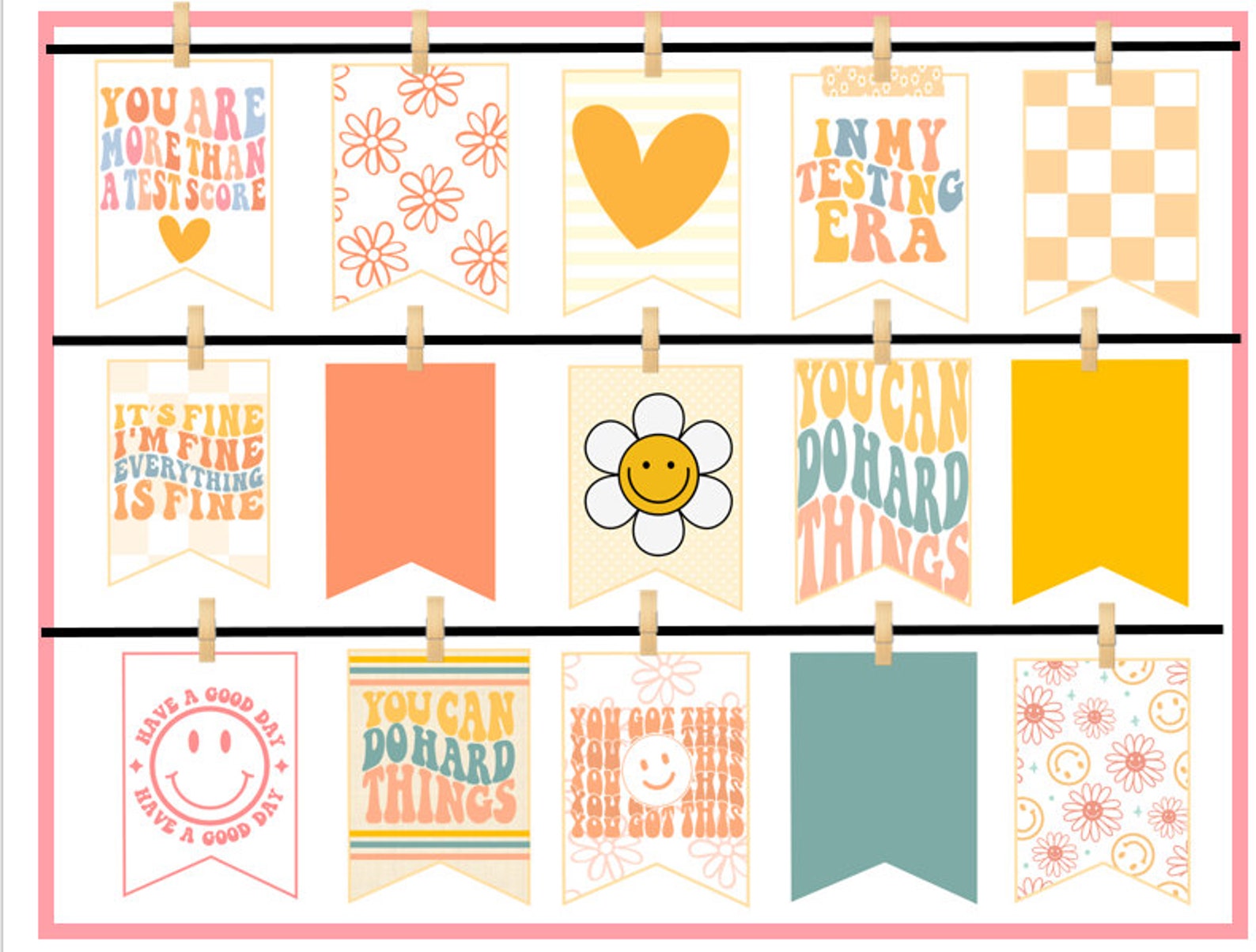 Testing Encouragement Banners, Testing Encouragement Posters, Testing ...