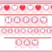 Pink Valentine's Day Banner, Happy Valentine's Day, Valentine Banner ...