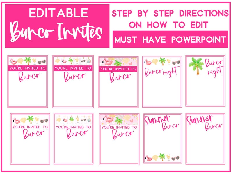 Summer BUNCO, Pool Party BUNCO, Bunco Night, Bunco Party, Summer Theme ...