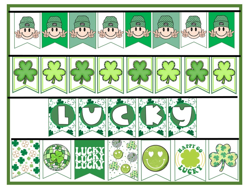 St. Patrick's Day Banner, Happy St. Patrick's Day, St. Patty's Day ...
