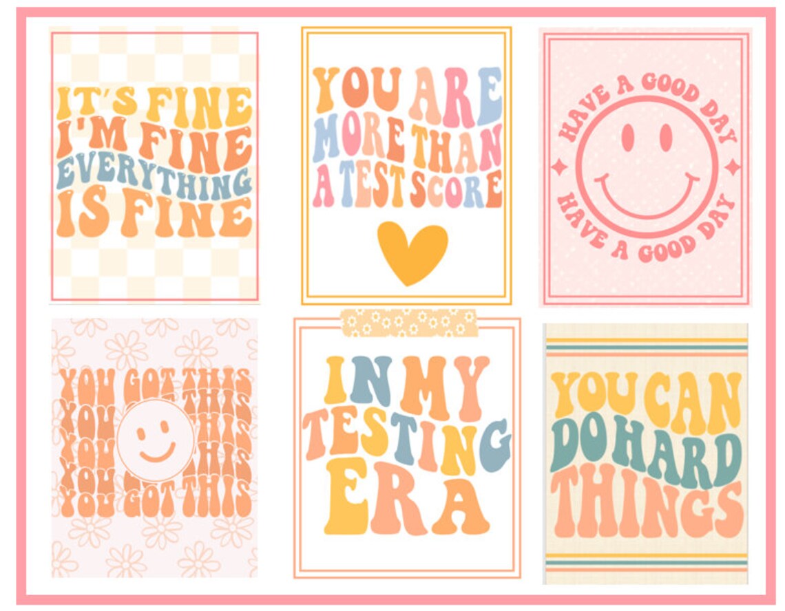 Testing Encouragement Banners, Testing Encouragement Posters, Testing ...