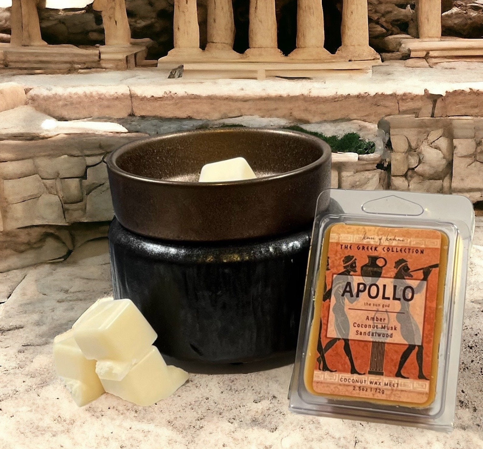 Apollo Wax Melt I Coconut Wax Clamshell I Strong, Long-lasting ...