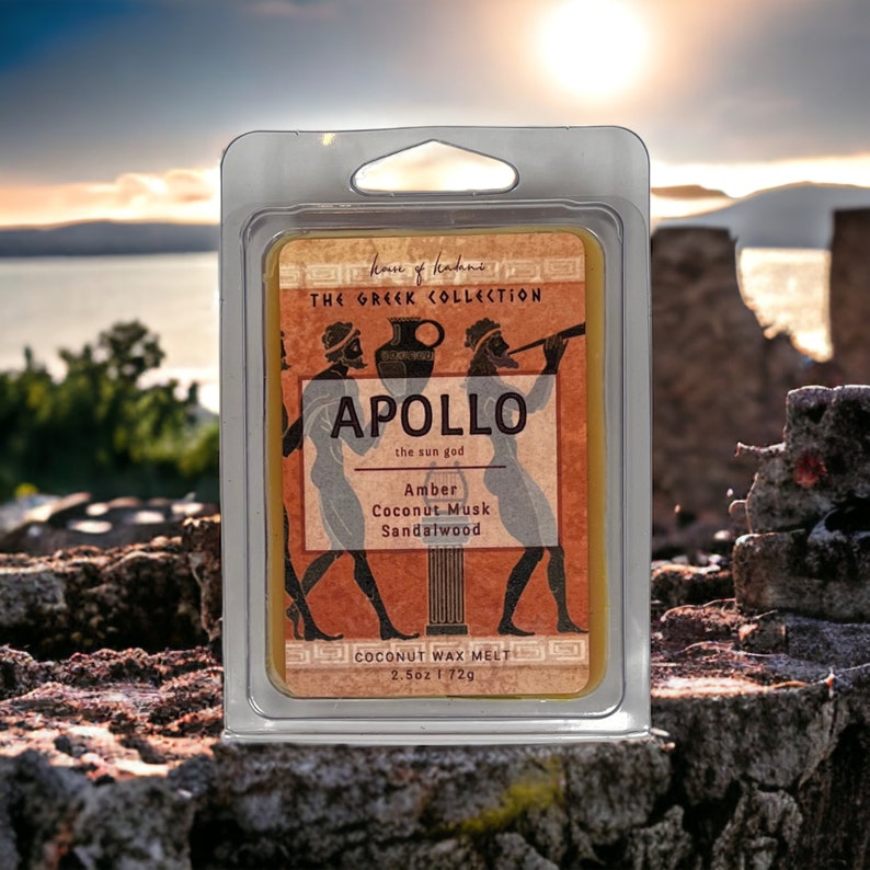 Apollo Wax Melt I Coconut Wax Clamshell I Strong, Long-lasting ...